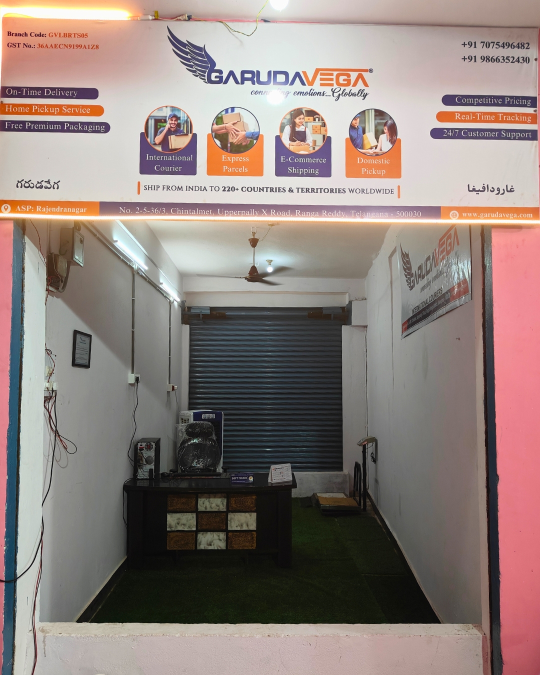 Garudavega International Courier in Rajendranagar – Fast & Safe Shipping