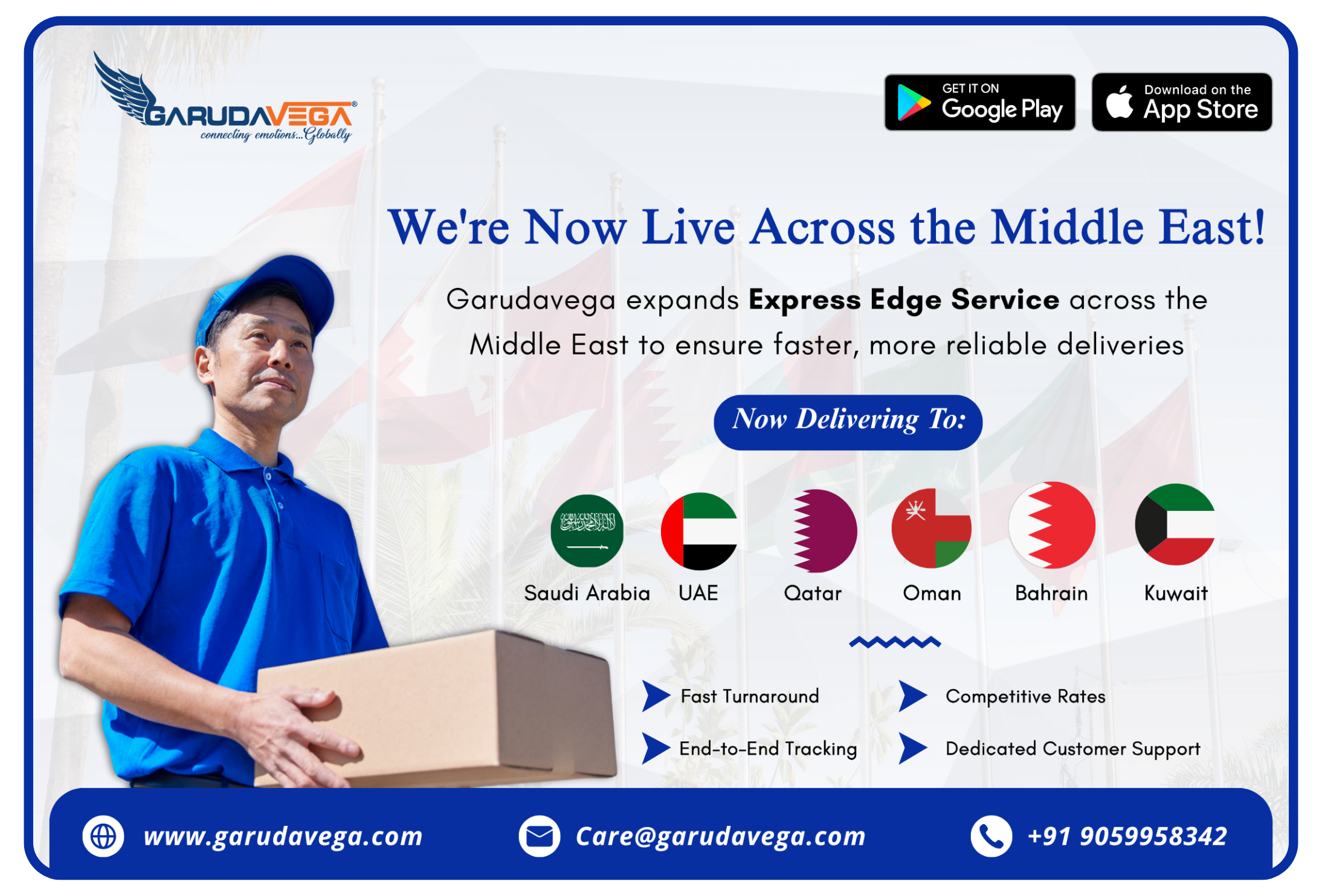 Best International Courier Services in India | Garudavega