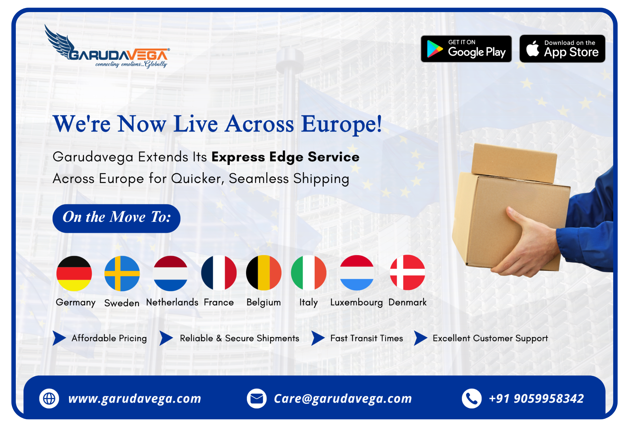 Best International Courier Services in India | Garudavega